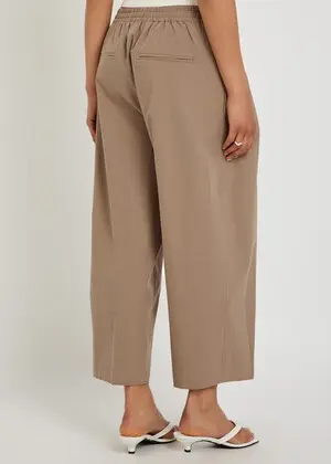 Maria Mcmanus Barrel-leg Cotton-poplin Trousers