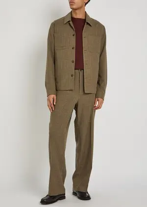 LES DEUX Marseille Woven Jacket - Khaki