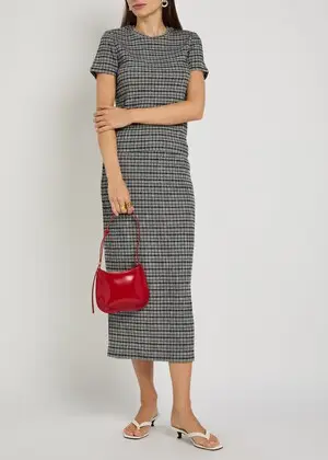 Vince Shirred Midi Skirt