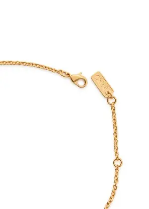 Chloé Floral -tone Brass Necklace