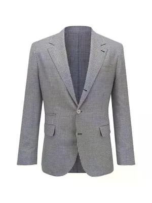 Brunello Cucinelli Houndstooth Button Blazer