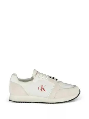 Calvin Klein Suede Panelled Logo-print Sneakers