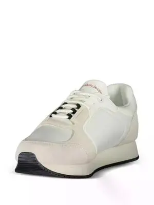 Calvin Klein Suede Panelled Logo-print Sneakers
