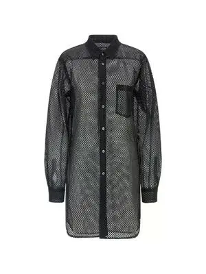 Comme Des Garçons Mesh Long Shirt