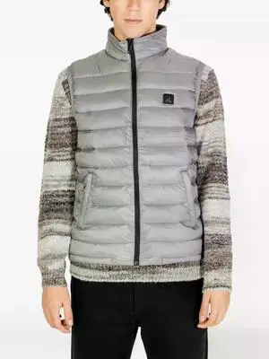 GIANNI LUPO Quilted Lightweight Vest - Grey