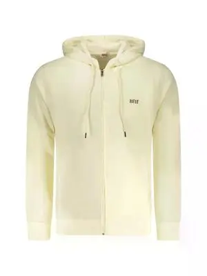 RIFLE Logo-print Zip-up Hoodie - White