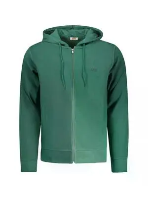 RIFLE Logo-detail Zip-up Hoodie - Green