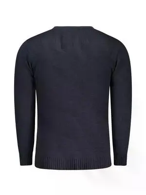 RIFLE Embroidered Logo Fine-knit Sweater