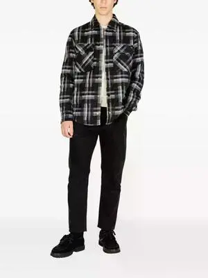 GIANNI LUPO Plaid Quilted Shirt Jacket