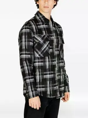 GIANNI LUPO Plaid Quilted Shirt Jacket