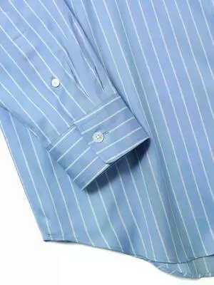 Auralee Striped Wool Shirt
