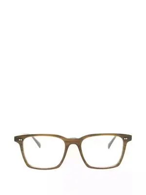 Oliver Spencer Maslow Square-frame Glasses - Brown