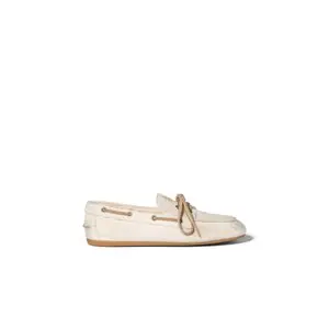 Miu Miu Canvas Deck Shoes