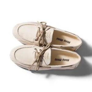 Miu Miu Canvas Deck Shoes