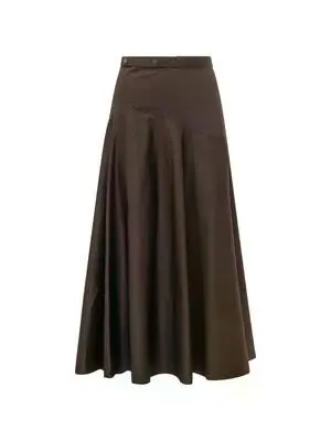 BOSS Panelled Flared Skirt