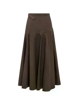 BOSS Panelled Flared Skirt