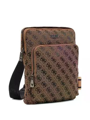 Guess Monogram-pattern Messenger Bag