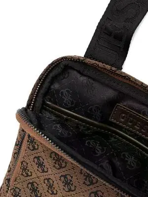 Guess Monogram-pattern Messenger Bag