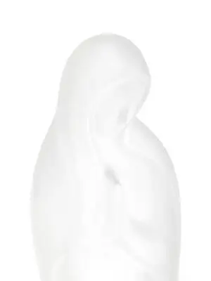 Lalique Virgin With Hands Together Crystal Figurine