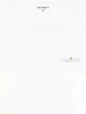 Carhartt Work In Progress Logo-embroidered T-shirt - White