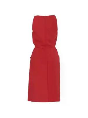 CAROLYNE ROEHM Sleeveless Pocket-detail Dress