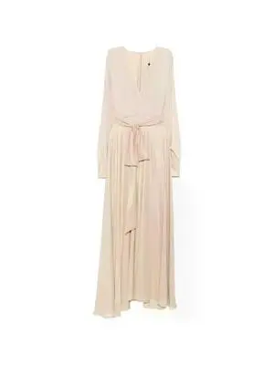 LE RJTANGE Wrap-design Jumpsuit - Neutrals