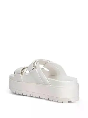 Guess Logo-plaque Touch-strap Slides