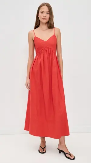 Jenni Kayne Peninsula Midi Dress - Tomato
