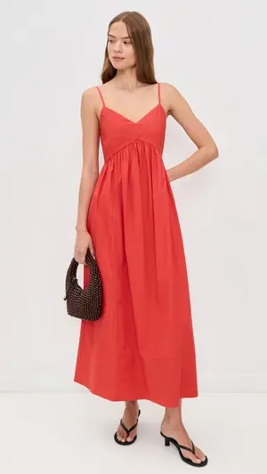 Jenni Kayne Peninsula Midi Dress - Tomato
