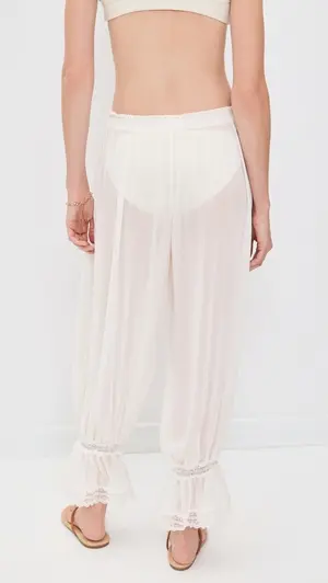 Caroline Constas Luella Lace Trimmed Pants