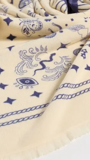 Freya Cosmic Rodeo Cashmere Bandana Scarf