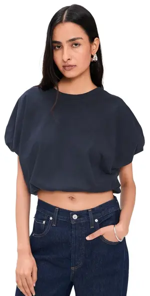 Citizens Of Humanity Gia Bubble Tee - Navy