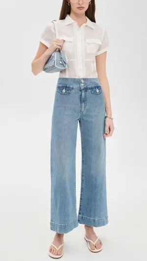 Joe's Jeans The Ellia Wide Leg Ankle Jeans