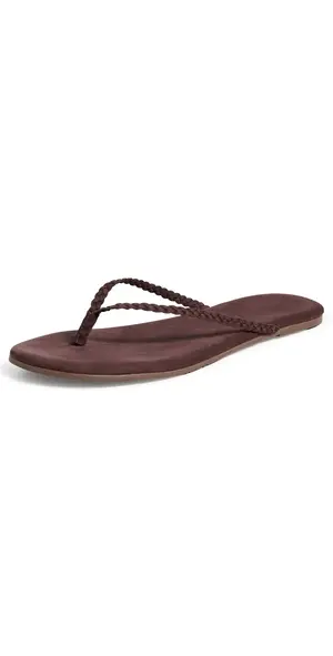 Tkees Lily Braid Sandals - Bourbon