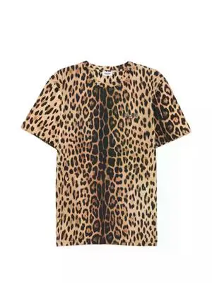 Moschino Animal Print T-shirts For Women