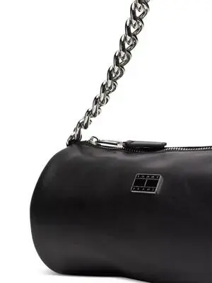 Tommy Hilfiger Chain-link Cylinder Tote
