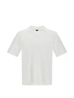 Herno Knitted Cotton Polo Shirt