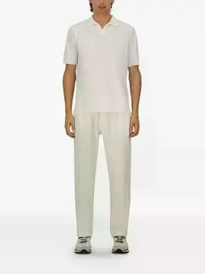 Herno Knitted Cotton Polo Shirt
