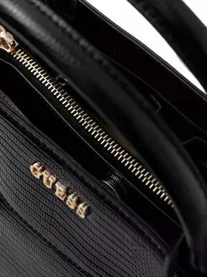 Guess Lizard-effect Tote Bag - Black