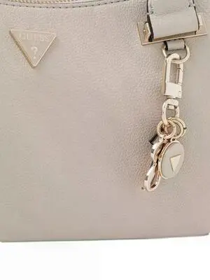 Guess Evie Pebbled Tote Bag With Logo Plaque
