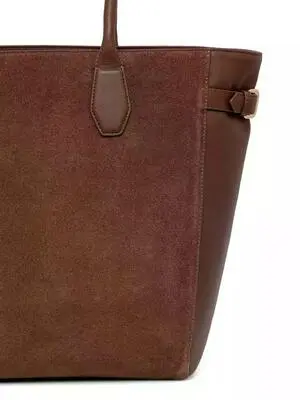 Guess Suede-panel Tote Bag