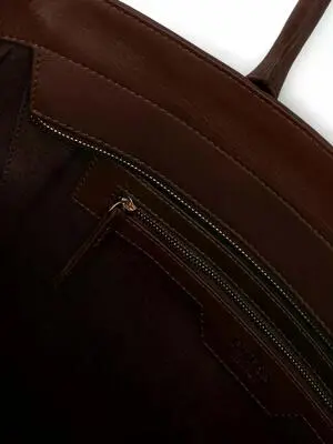 Guess Suede-panel Tote Bag