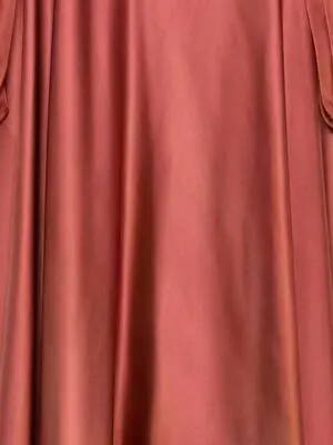 LE RJTANGE Wrap-design Belted Midi Dress