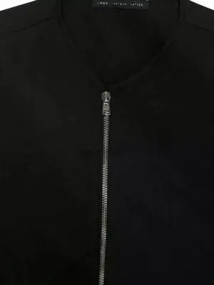 LOW BRAND Zip-up V-neck Shirt