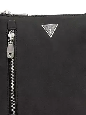 Guess Logo-plaque Zip-pocket Messenger Bag