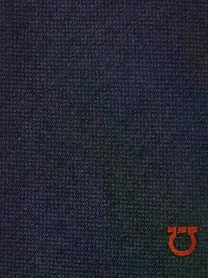 FERRAGAMO Embroidered-logo Neck Tie