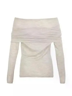 Max Mara Off-the-shoulder Sweater - Neutrals