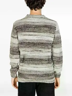 GIANNI LUPO Horizontal-stripe Knitted Sweater