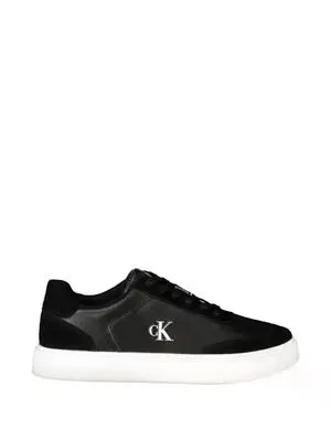 Calvin Klein Logo-plaque Leather Sneakers