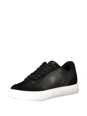 Calvin Klein Logo-plaque Leather Sneakers